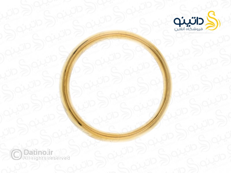 حلقه یگانه ارباب حلقه ها لبه گرد حکاکی لیزری 11282 | داتینو